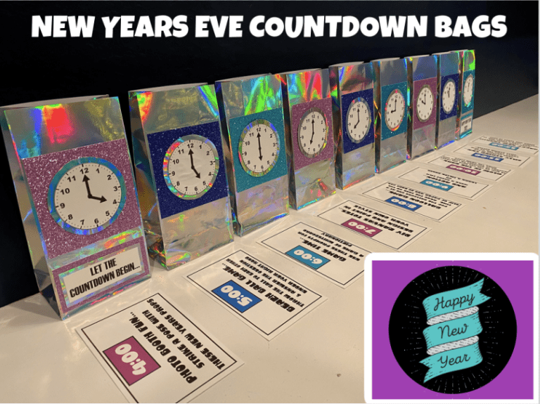 New Year’s Eve Countdown Bags for Kids & Tweens – kerricreates