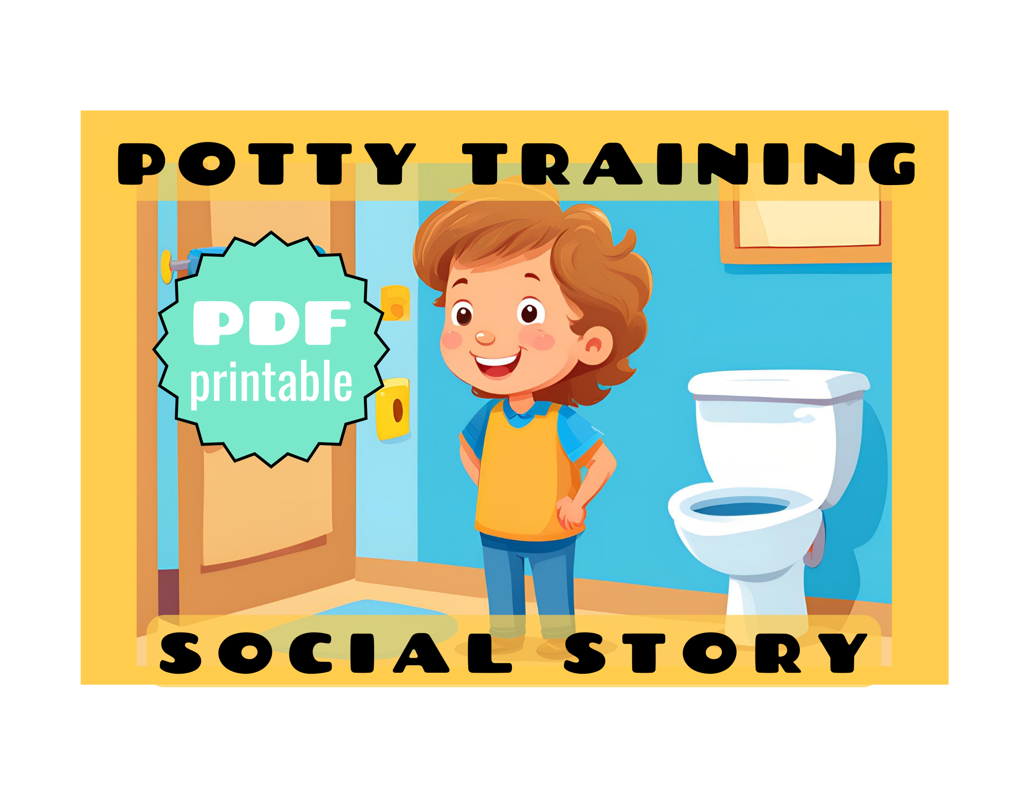 Potty Training Social Story & Printable Potty Chart – kerricreates